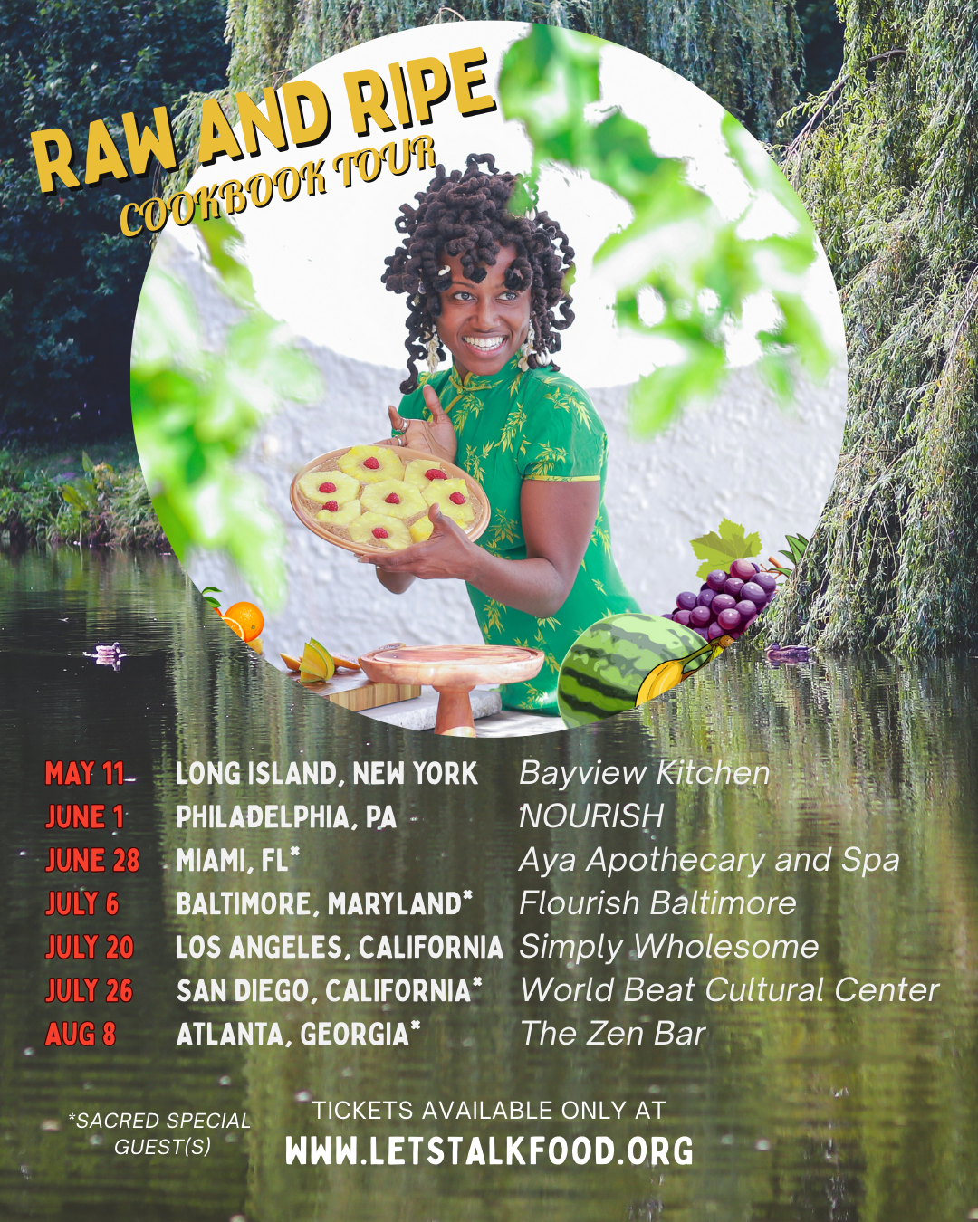 2025 GLOBAL WELLNESS TOUR: EVENTS AND RETREATS – Let's Talk Food